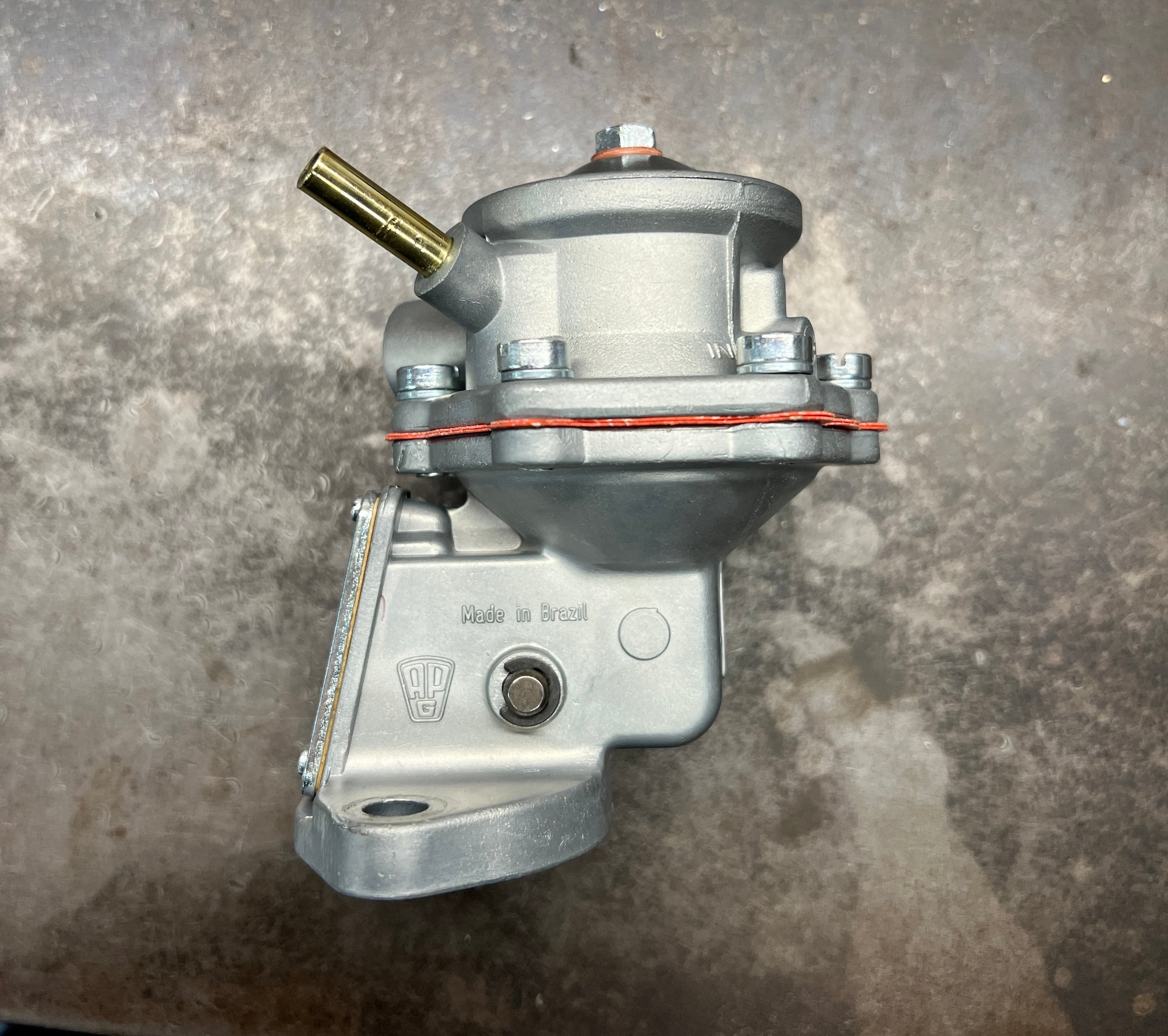 Restored/rebuilt Brazilian Pierburg dome top fuel pump | Sparxwerks