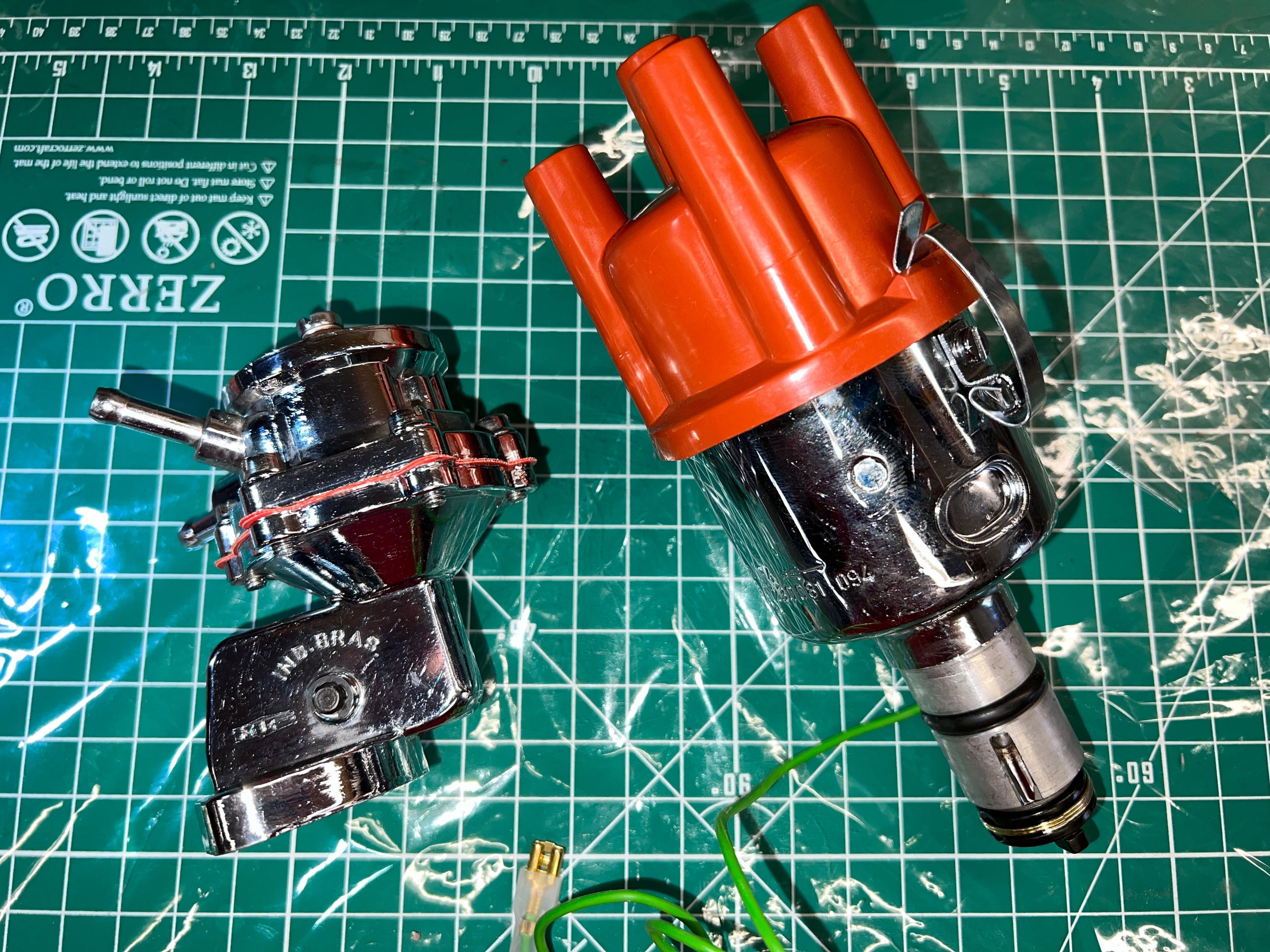 Restored Brazilian Bosch 009 chrome and chrome fuel pump | Sparxwerks