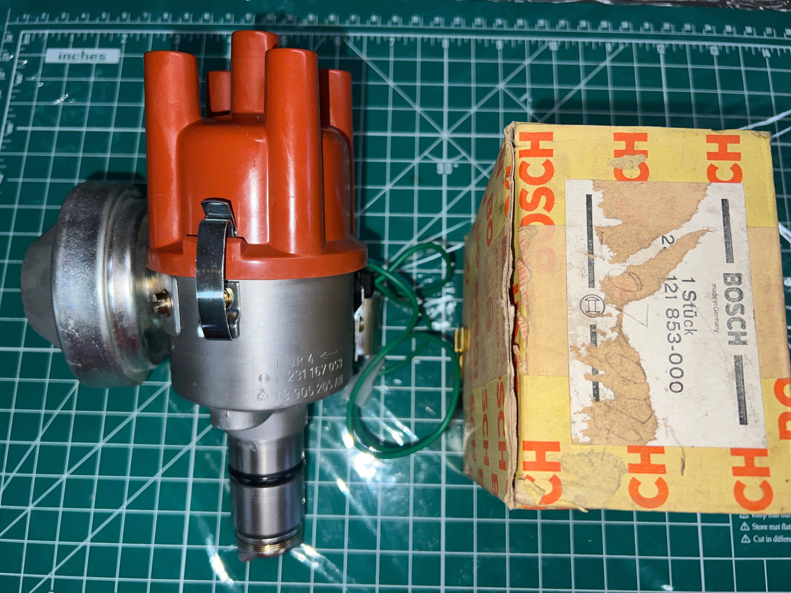 Restored 113905205AH Autostick transmission distributors | Sparxwerks